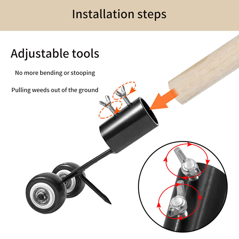 Weed Snatcher Weed Hook Roller Gardening Quick Weed Puller Tools – Atom ...