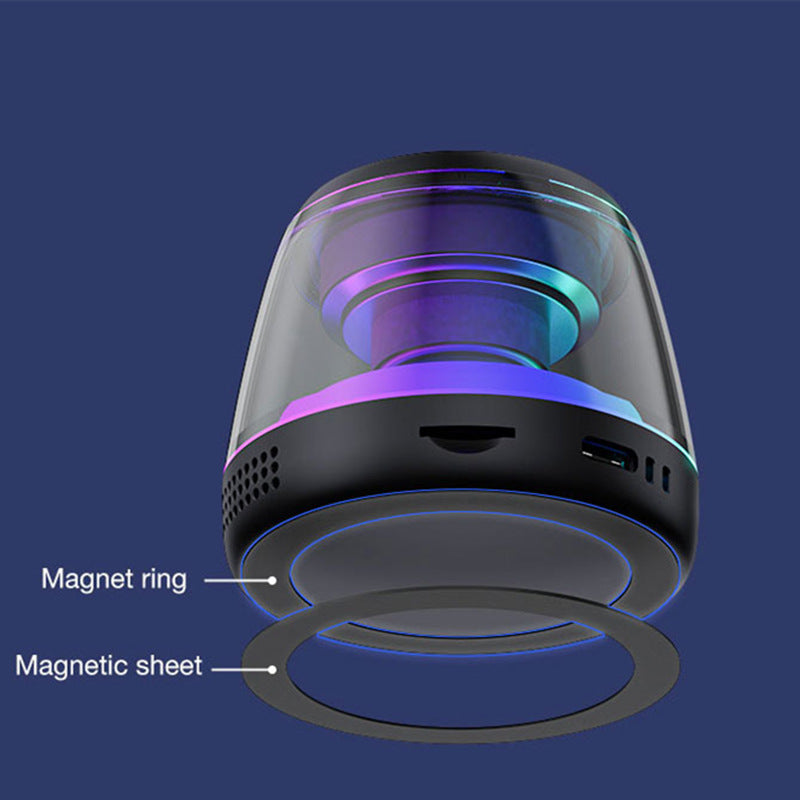 Magnetic Speaker Phone Holder – Portable RGB Bluetooth Speaker – Atom ...