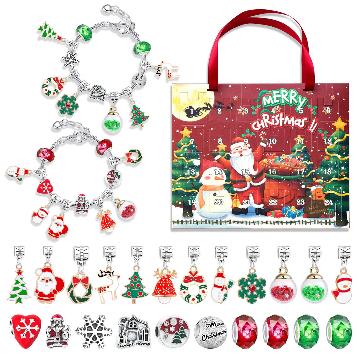 Creative Mystery Box Xmas Gifts Children Bracelets Surprise Box Set ...