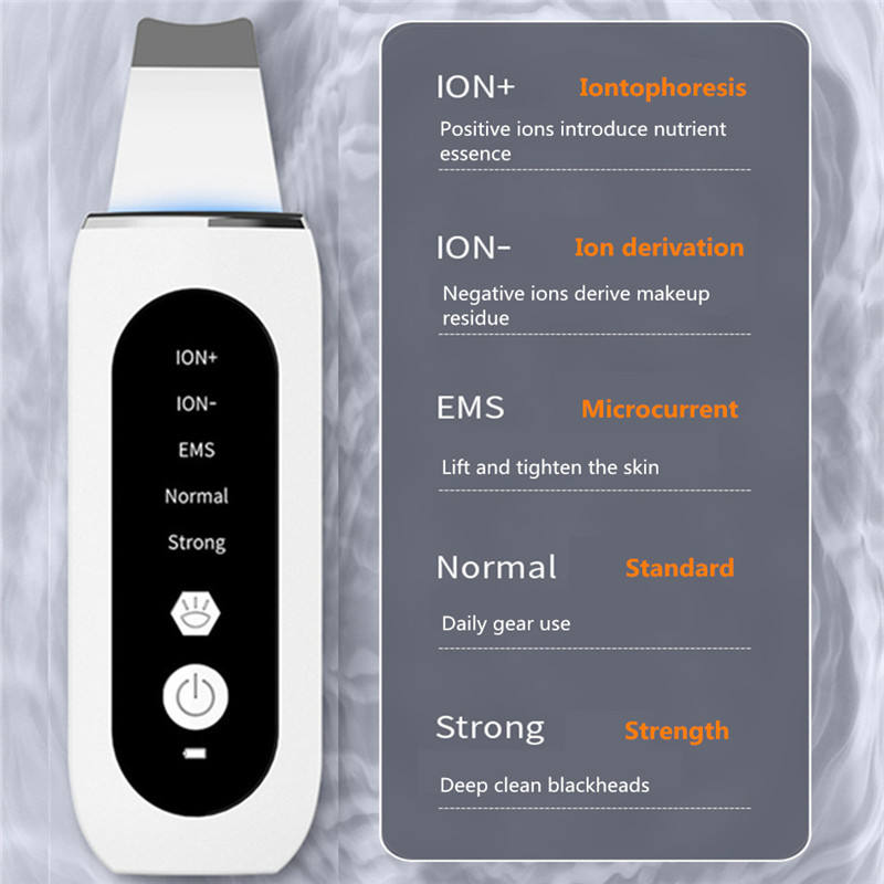 Facial Lift Deep Face Cleaning Electric Ultrasonic Face Scrubber – Atom ...