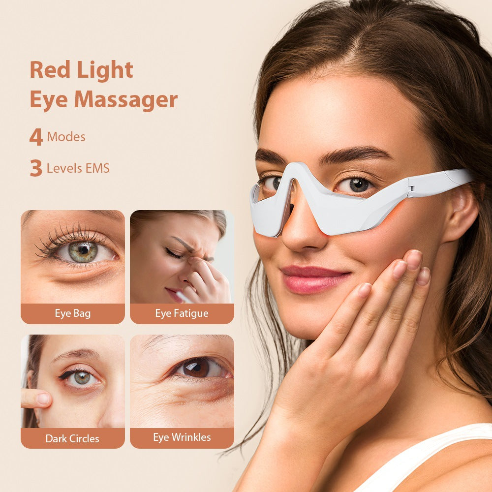 EMS Eye Beauty Massager Red Light Therapy Dark Circle Reduction – Atom ...