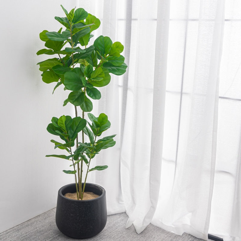 Tropical Tree Large Artificial Ficus Fake Plant Home Decor – Atom Oracle