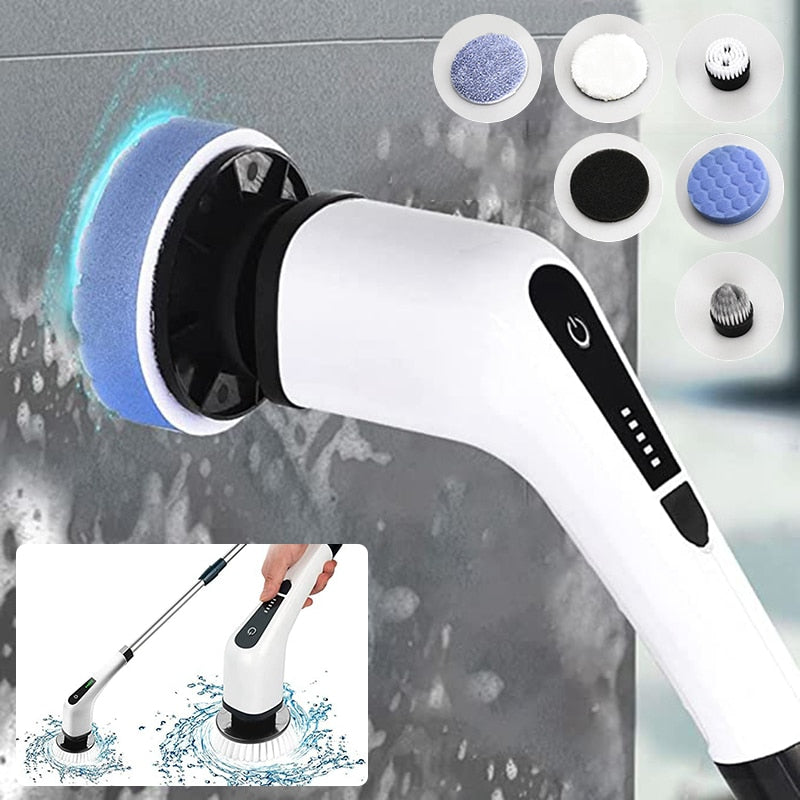 Electric Cleaning Brush 7 In 1 Multifunctional Wireless Cleaner Tools ...