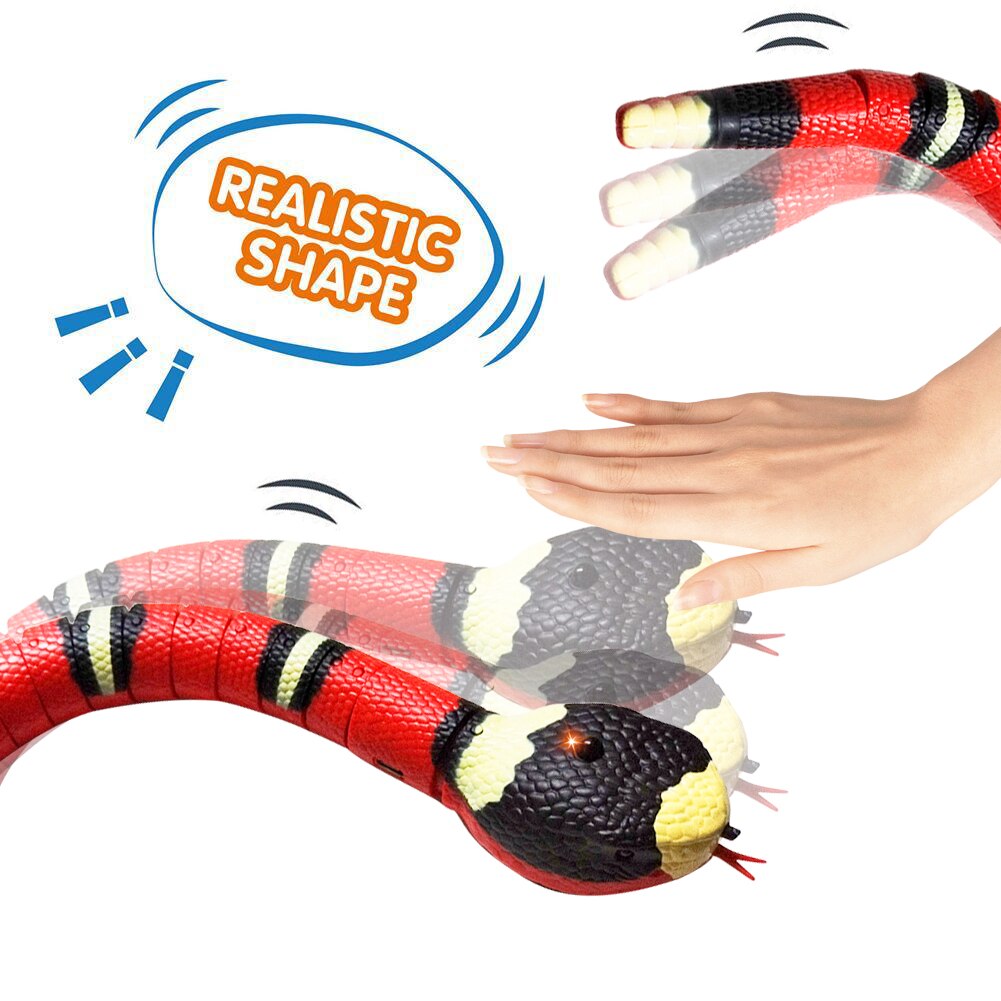 Pet Toys Eletronic Snake Interactive Smart Sensing Cat Dog Toys – Atom ...