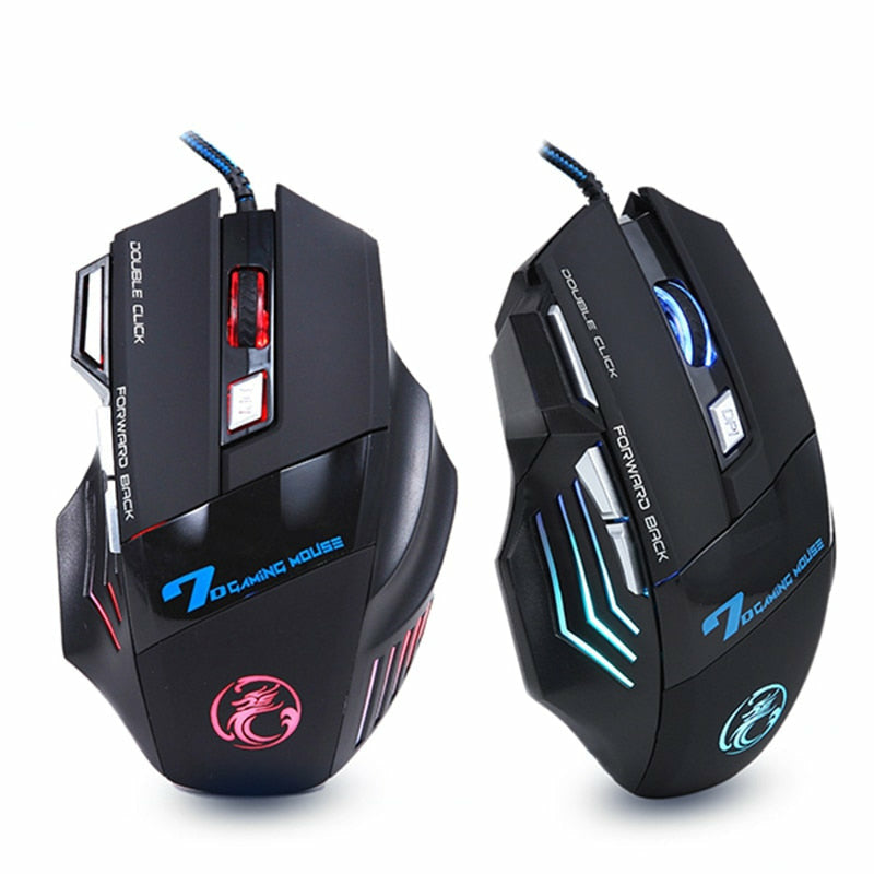 Ergonomic Wired Silent Gaming Mouse 5500 For PC Laptop | Atom Oracle