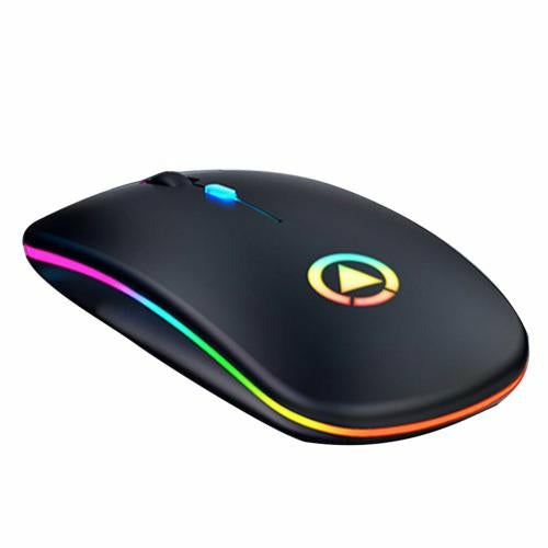 LED Backlit Rechargeable Wireless Silent Mouse Ergonomic Gaming Mouse ...