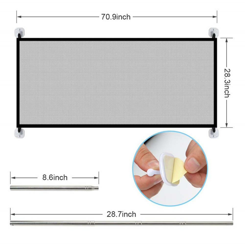 Pet Barrier Fences Portable Folding Breathable Pet Safety Shields ...