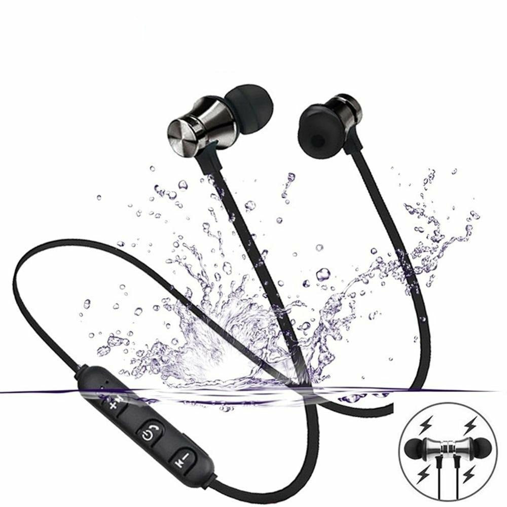 Magnetic Wireless Bluetooth Earphone XT11 Headset Sports Neckband ...