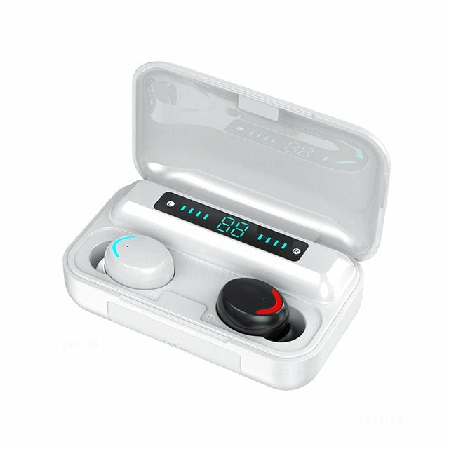 Bluetooth Wireless Earbud With Mic 2200mAh Sports Waterproof Headphone ...