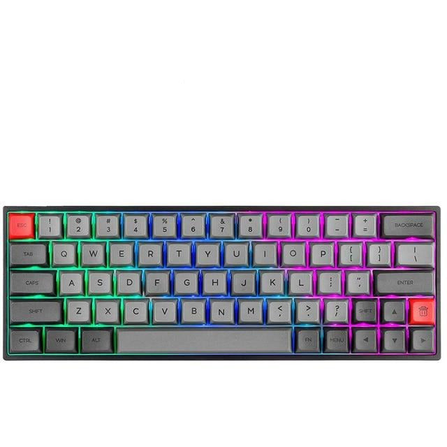 Swappable Mechanical Keyboard RGB Backlit Wireless Gaming Keyboard ...