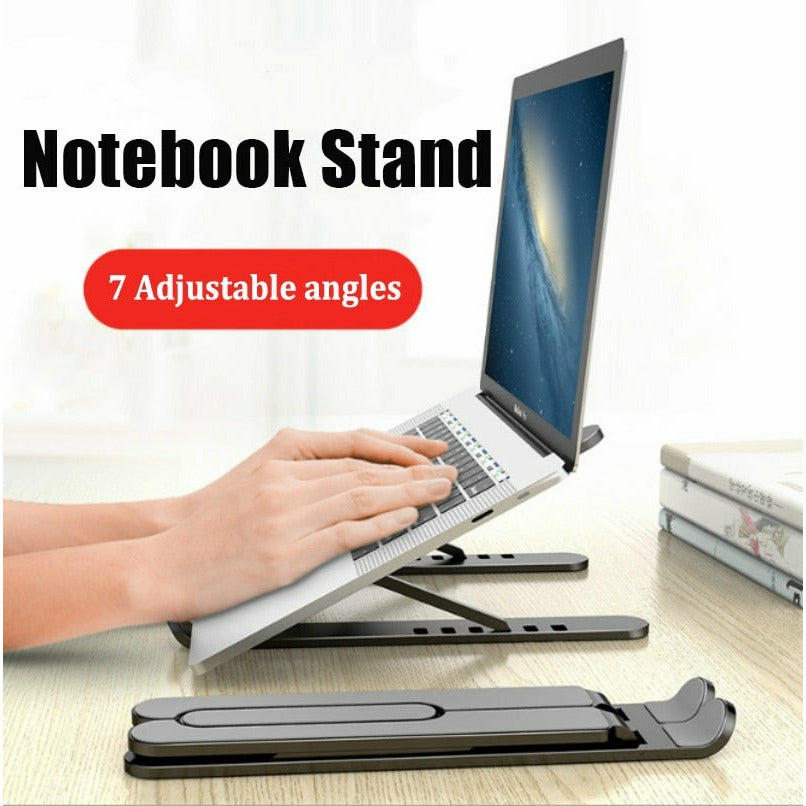 Adjustable Foldable Laptop Stand Non-slip Laptop Holder Notebook Stand ...