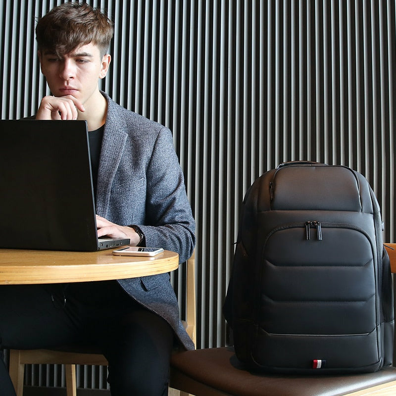 Anti-theft Waterproof Backpacks USB Charging Travel Laptop Bags – Atom ...