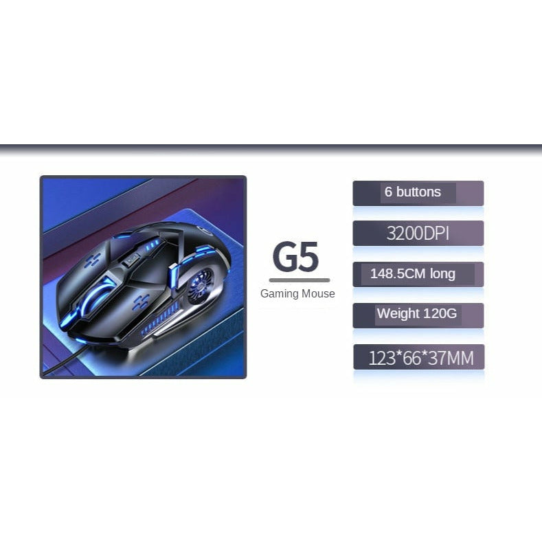 Atom Oracle Gaming Mouse Desktop Laptop Universal Silent Mouse