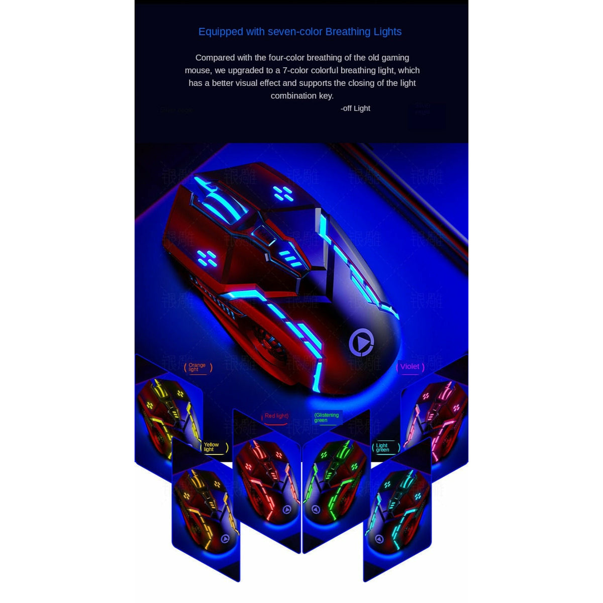 Atom Oracle Gaming Mouse Desktop Laptop Universal Silent Mouse