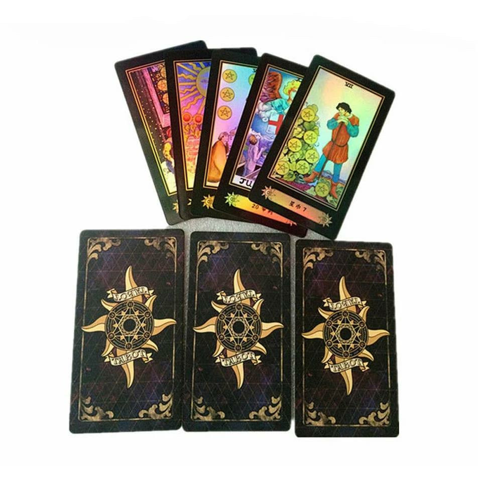 Tarot Deck Set Future Telling 78 Cards Set English Version Card Games ...
