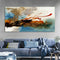 Colorful Abstract Oil Painting Poster Wall Art Room Decoration – Atom ...