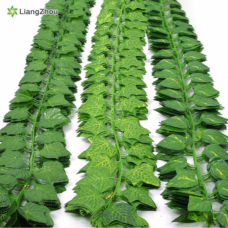 Green Silk Artificial Hanging Ivy Leaf Garland Plants Home Decor – Atom Oracle