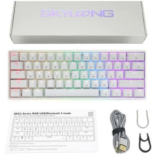 60% Mechanical Keyboard USB Wireless RGB Backlight Gaming Keyboard ...