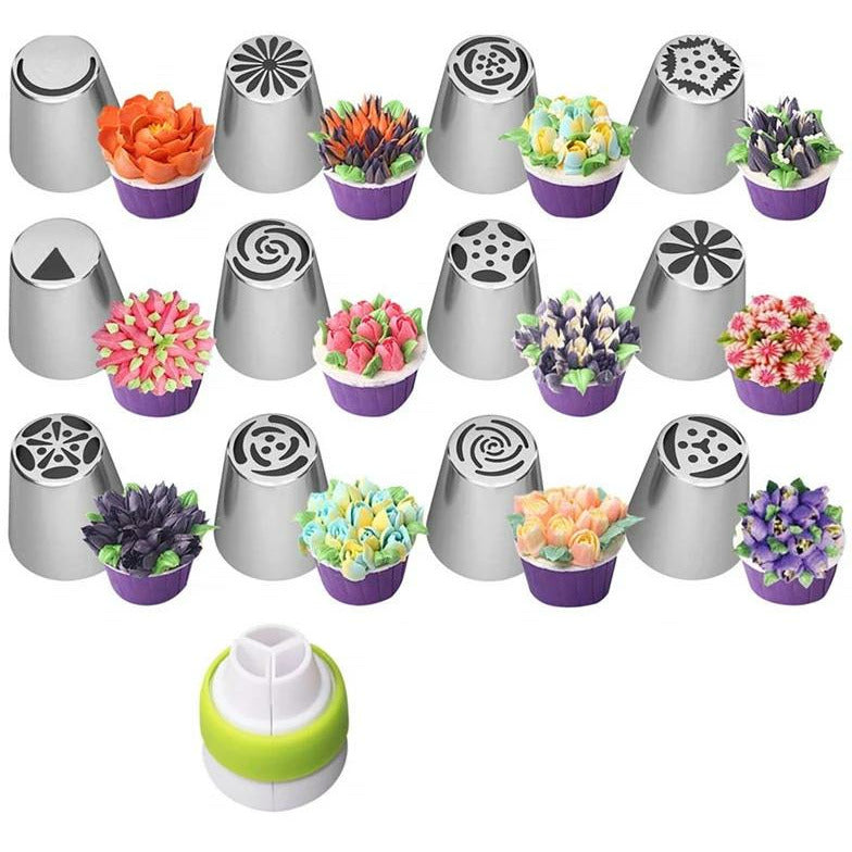 Flower Piping Icing Nozzles Baking Tools and Accessories | Atom Oracle