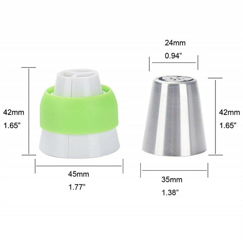 Flower Piping Icing Nozzles Baking Tools and Accessories | Atom Oracle